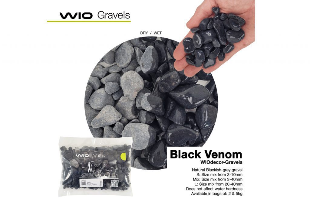 WIO – BLACK VENOM NANO ROCKS – 2 kg – AquaJunkies